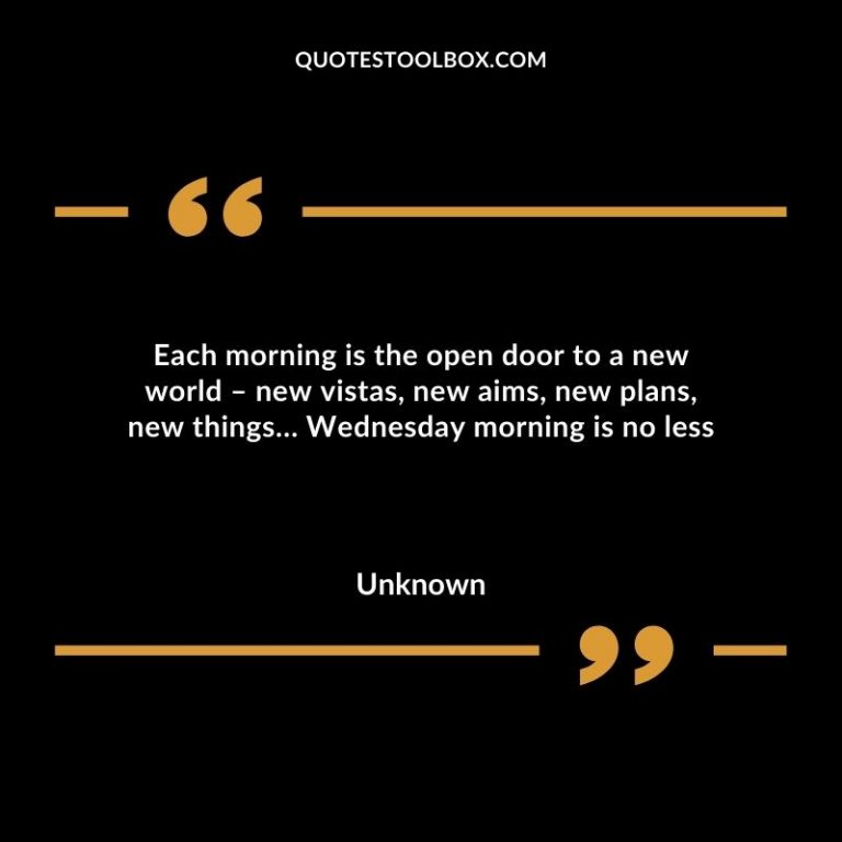 127 Uplifting Good Morning Wednesday Inspirational Quotes