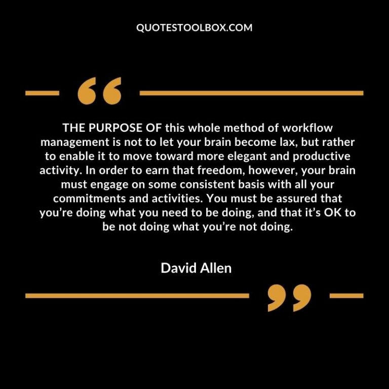 53 David Allen Quotes (Getting Things Done)