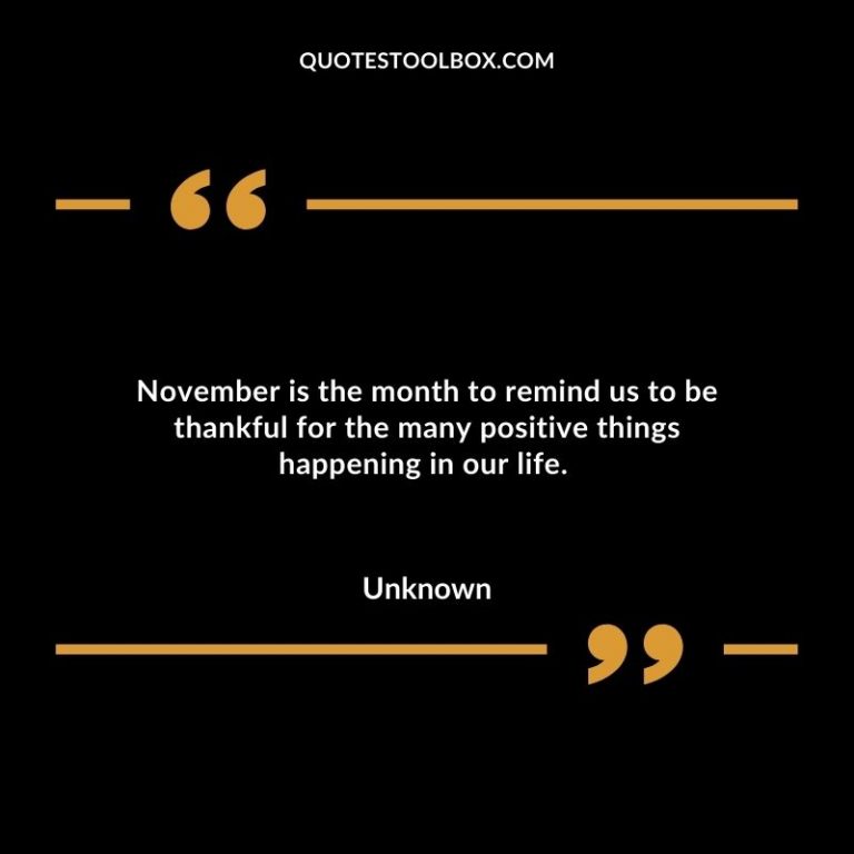 103 Positive Quotes for November (2025)