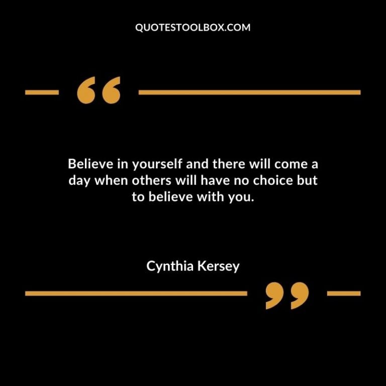 173 Inspirational Quotes About Believing in Yourself