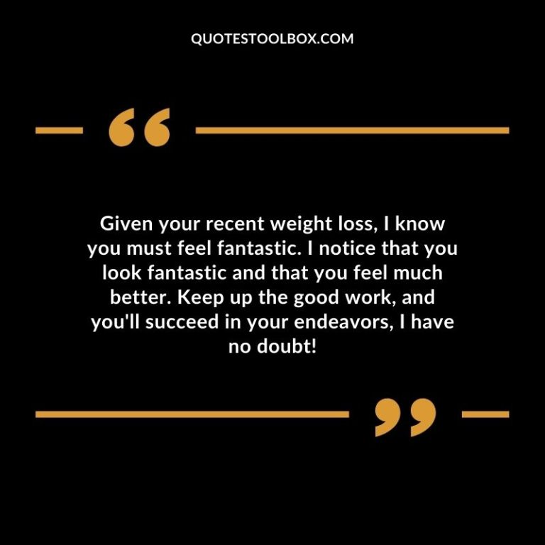 100 Congratulations on Weight Loss Quotes