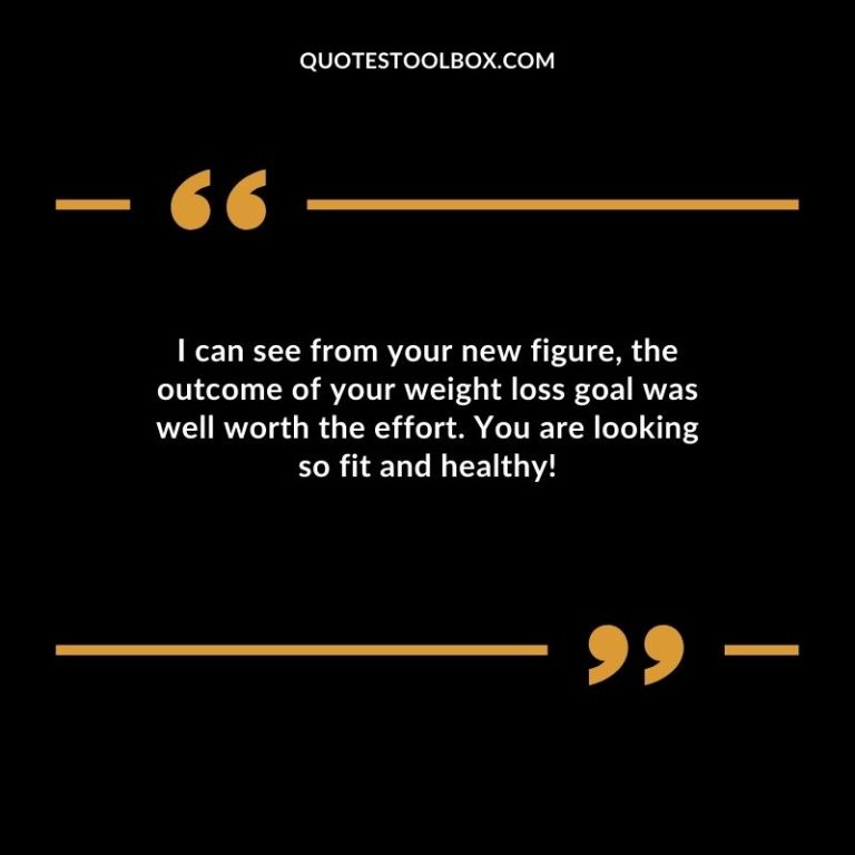 100 Congratulations on Weight Loss Quotes