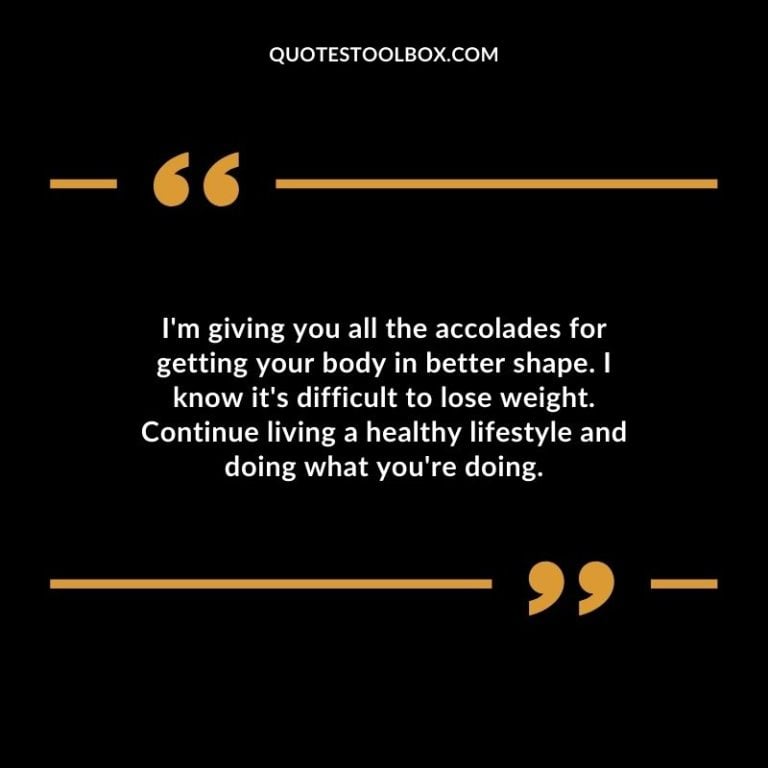 100 Congratulations on Weight Loss Quotes
