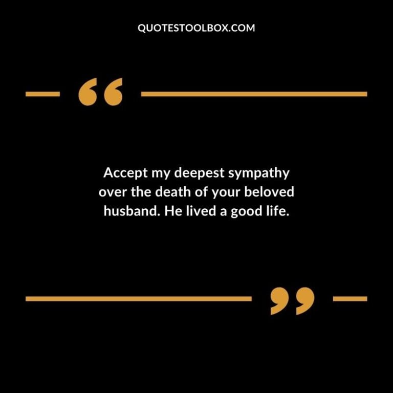 173 Comforting Loss of a Husband Quotes (Grief)
