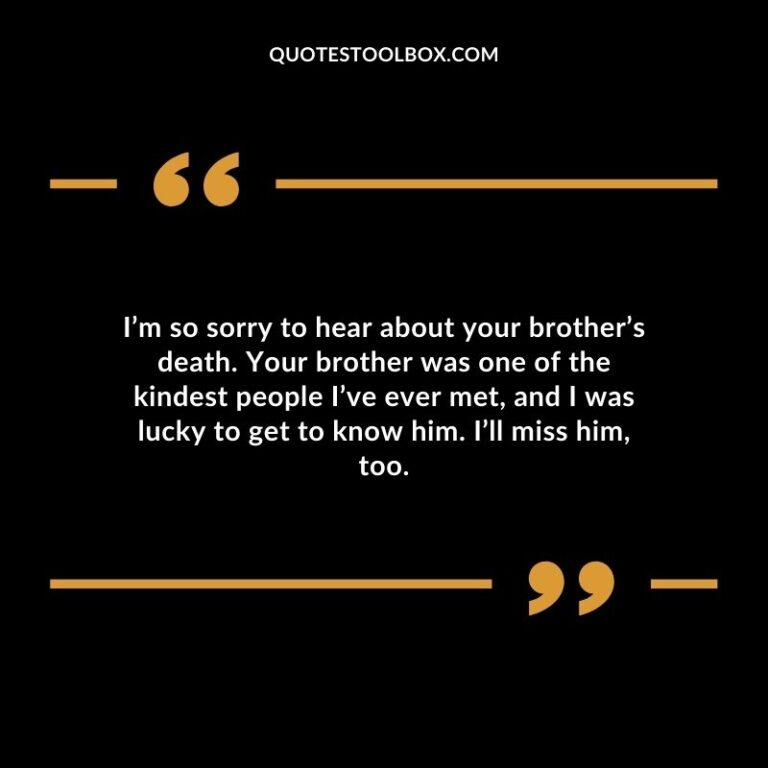 255 Comforting Quotes for Loss of a Brother (Grief)