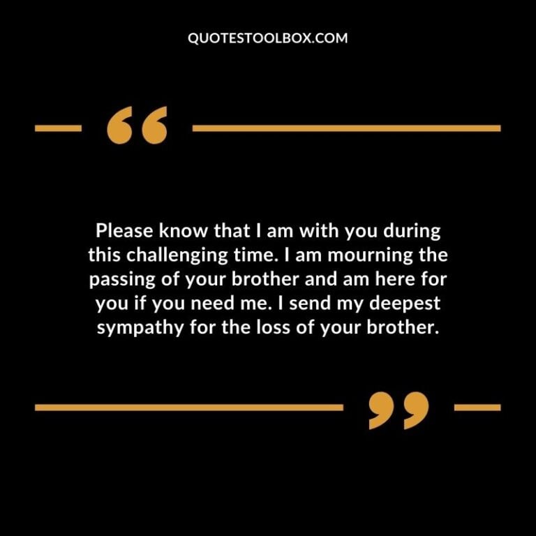 255 Comforting Quotes for Loss of a Brother (Grief)