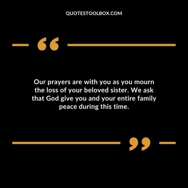 193 Heartfelt Loss of a Sister Quotes (Comforting)