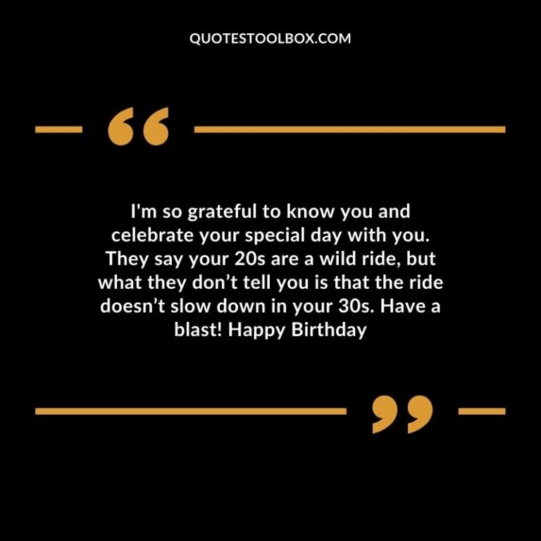 267 Inspirational Happy 30th Birthday Quotes (Wishes)