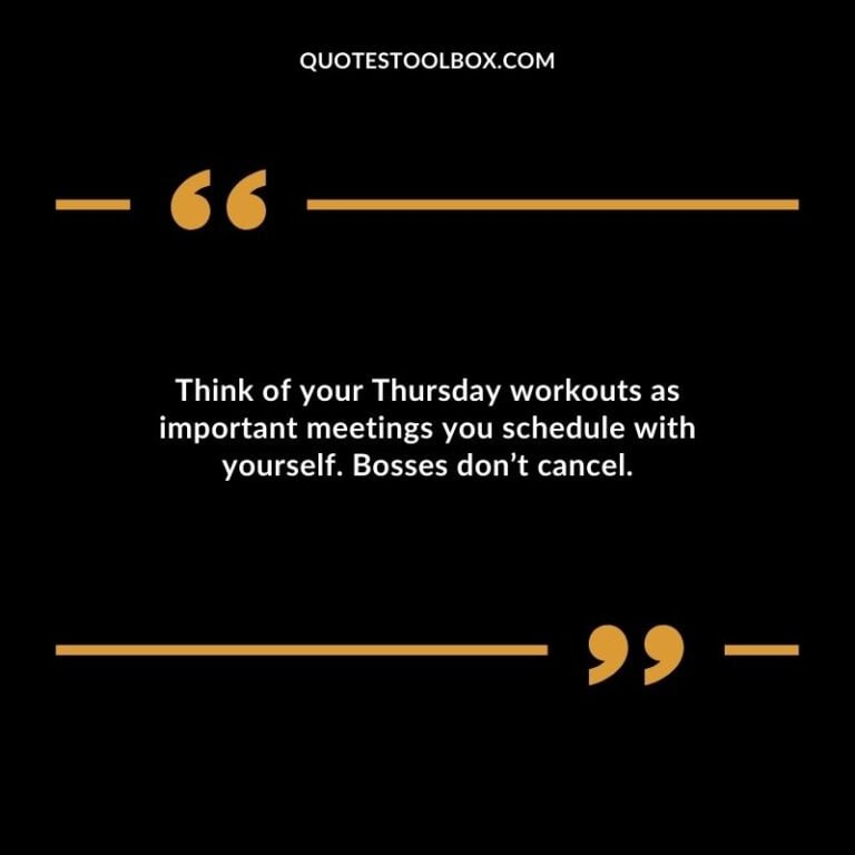 231 Thursday Workout Motivation Quotes (Fitness)