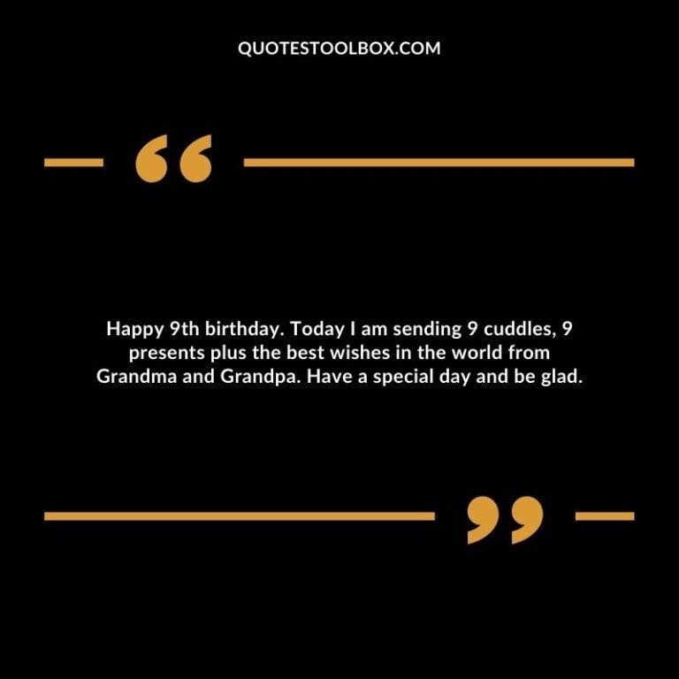 150 of the Sweetest 9 Year Old Birthday Quotes (2025)