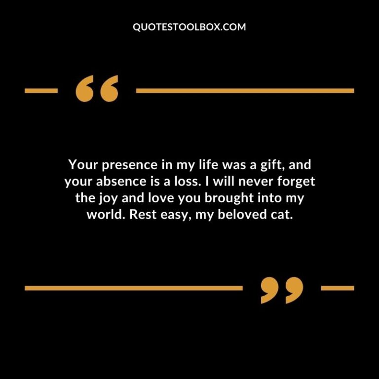 127 Final Goodbye Loss of Cat Quotes (Pure Love)