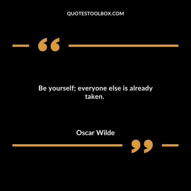 137 Best Oscar Wilde Quotes and Views (Be Yourself)