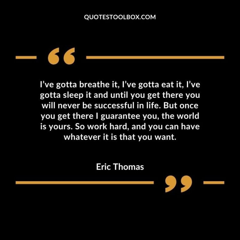 181 Life-Changing Eric Thomas Motivational Quotes (Rise)