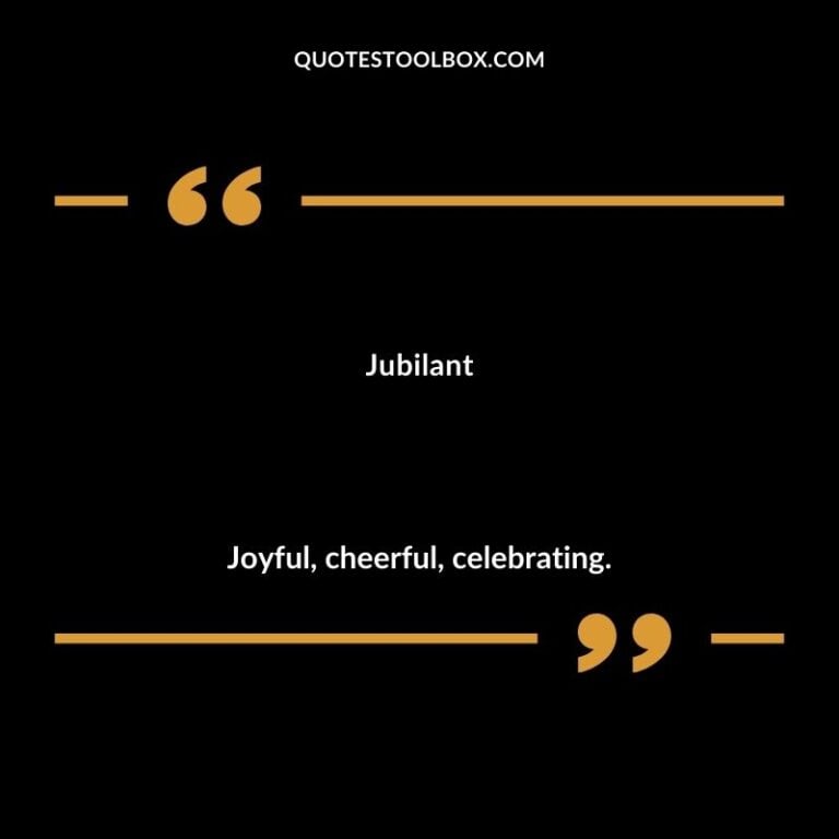 95 Jazzed Inspirational Words That Start with J (Joy)