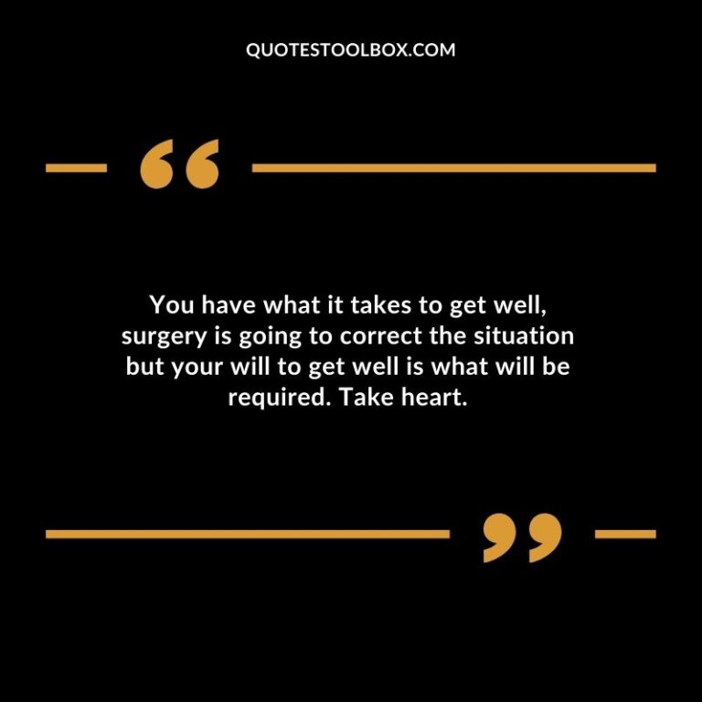 275 Inspirational Quotes Before Surgery (Powerful)